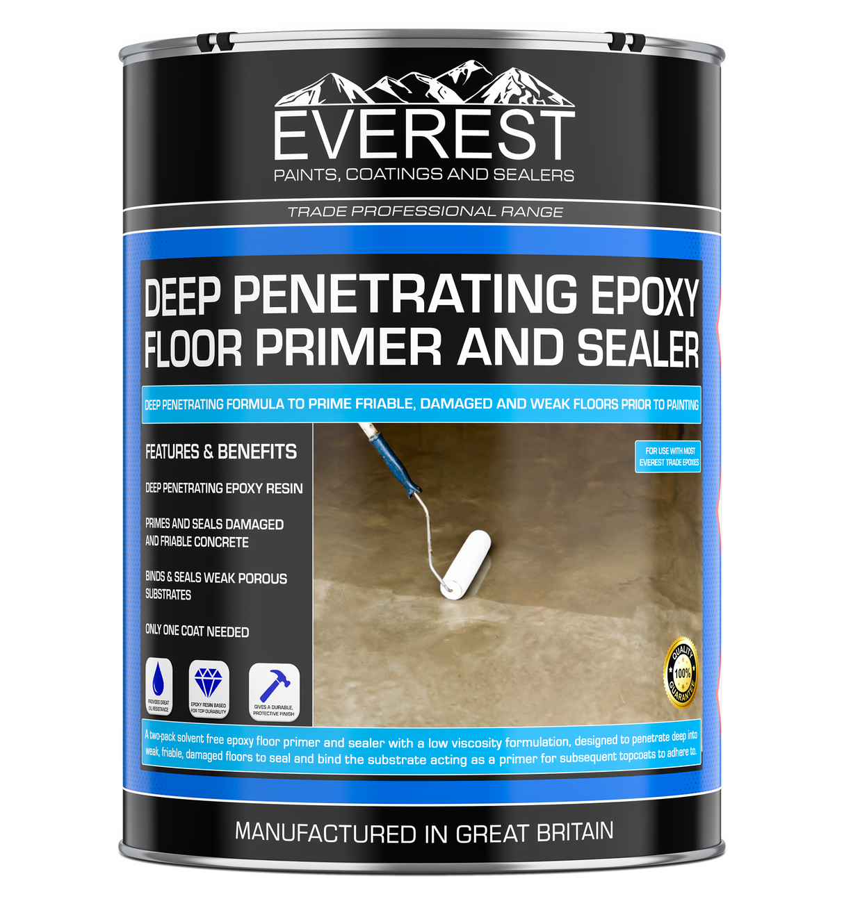 Deep Penetrating Epoxy Primer and Sealer - Premium Paints – Everest Paints Deep Penetrating Epoxy Primer and Sealer - Premium Paints – Everest Paints